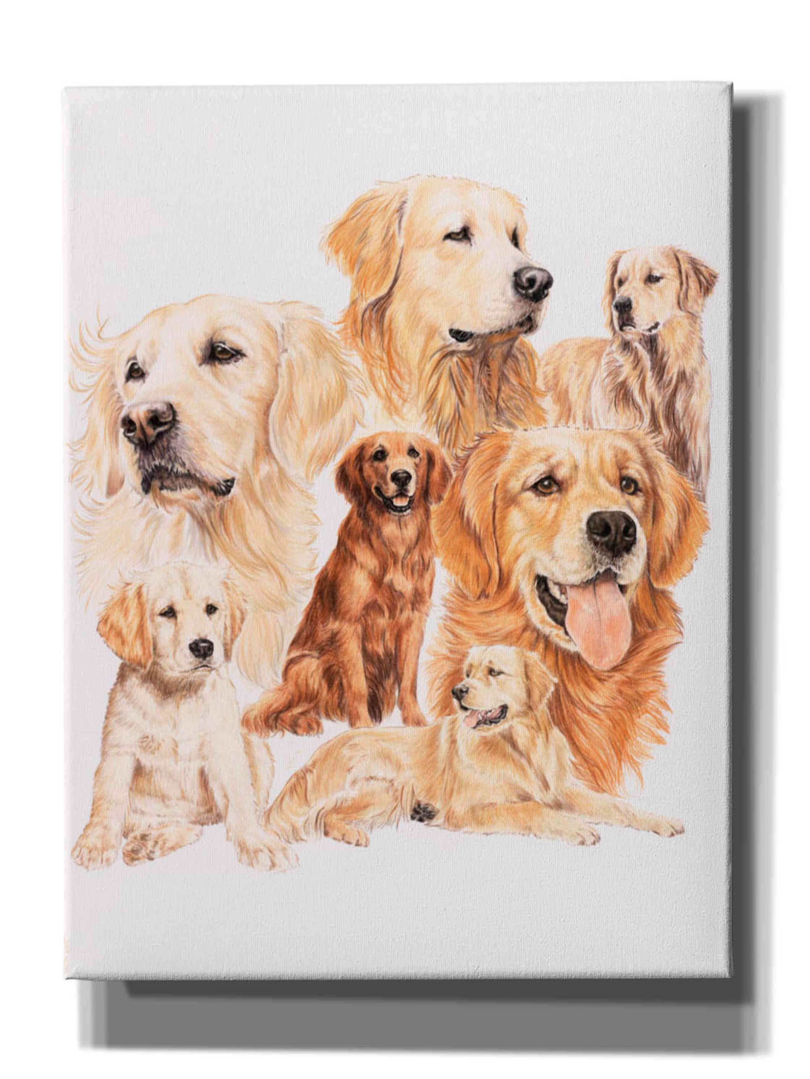 Red Barrel Studio® Epic Graffiti 'Golden Retriever 3' By Barbara Keit ...