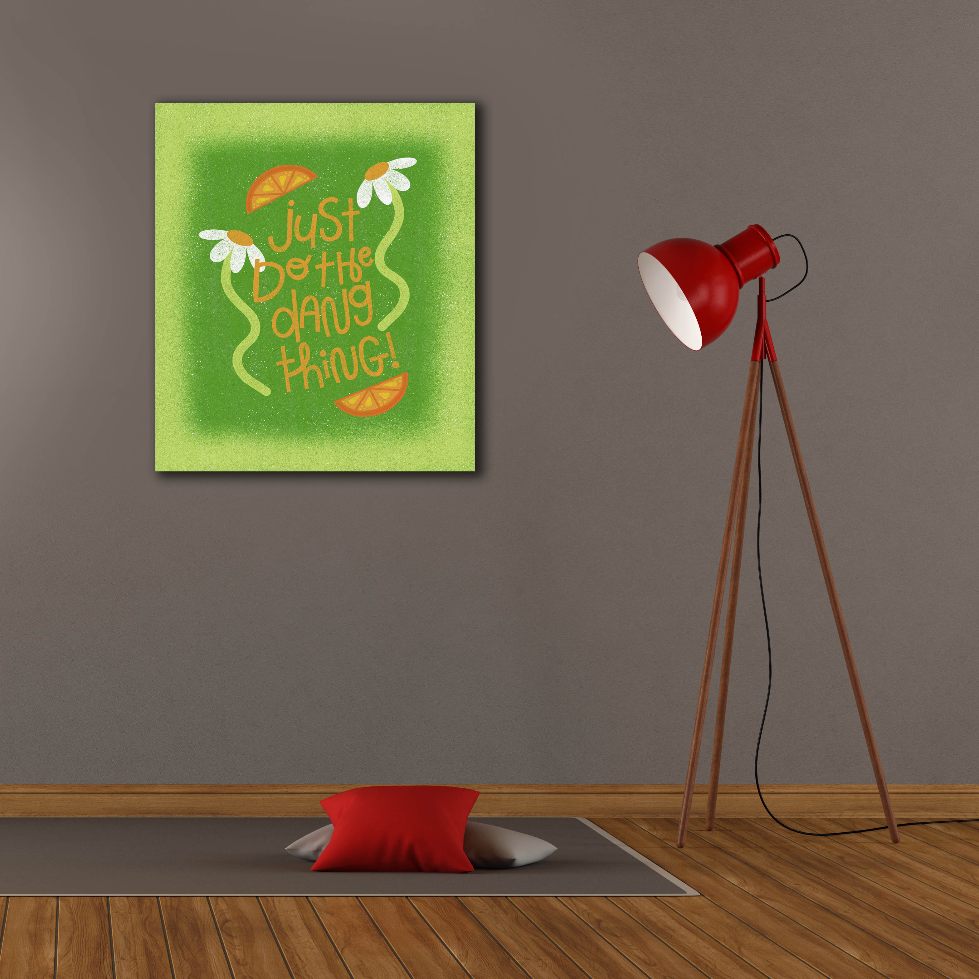 Trinx 'Just Do The Dang Things' by Club Daydream Canvas Wall Art | Wayfair