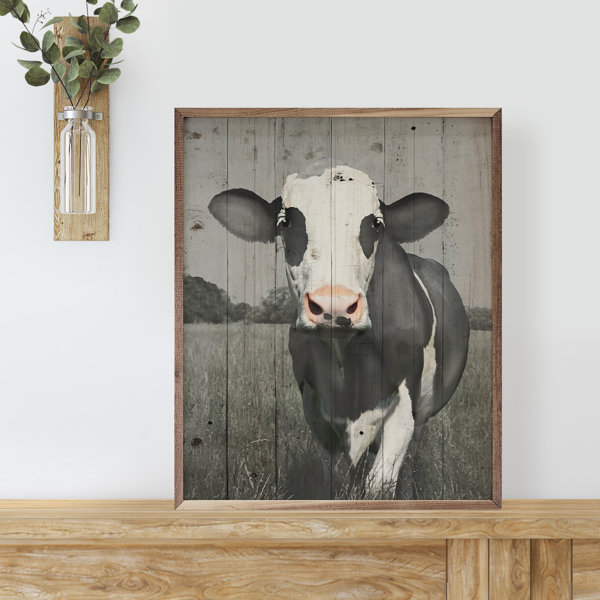 Winston Porter Dairy Cow In Field - Wayfair Canada