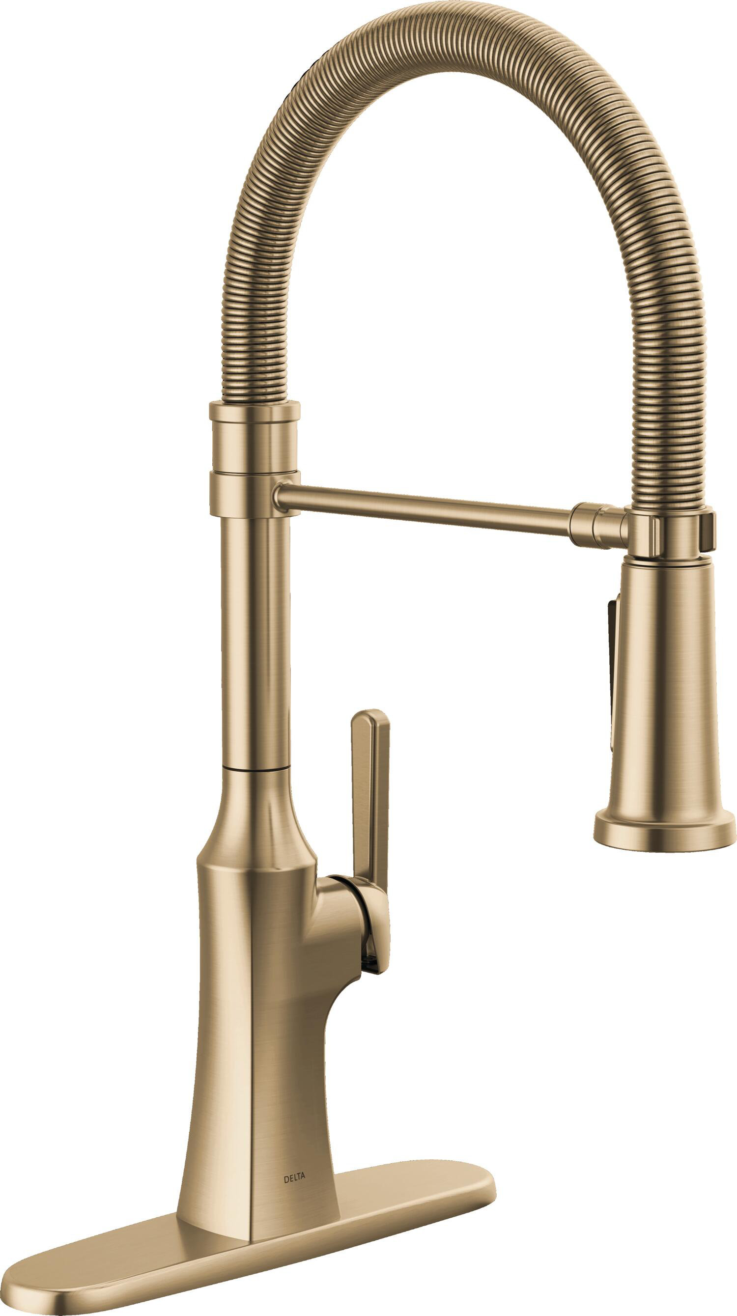 Delta Ermelo Pro Commercial Style Kitchen Faucet, Pull Down Sprayer ...