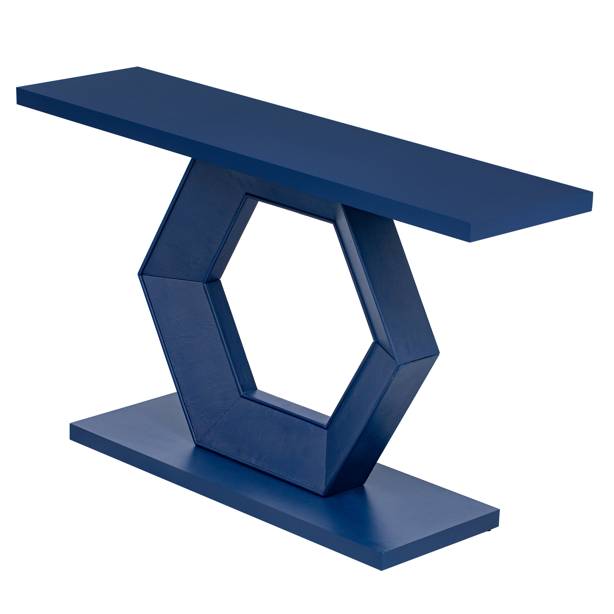 Latitude Run® Modern Entryway Table with Hexagon Leg Design – Premium ...