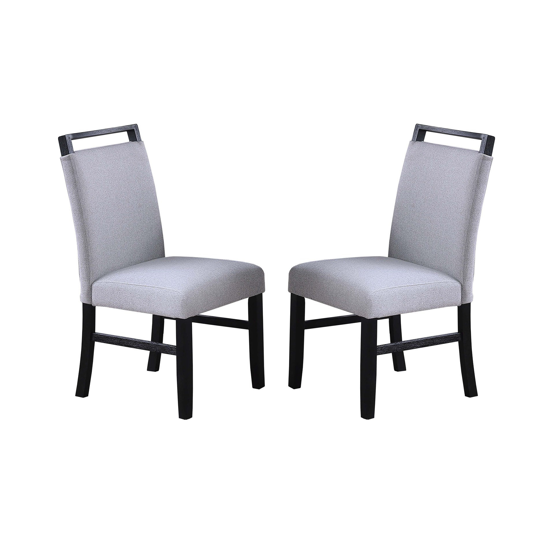 Hokku Designs Contemporary Style 2Pc Dining Chairs With Wooden Handle ...