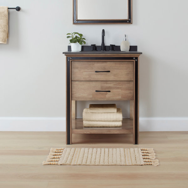 Lucky Brand Maharis Fringe Bath Rug & Reviews | Wayfair