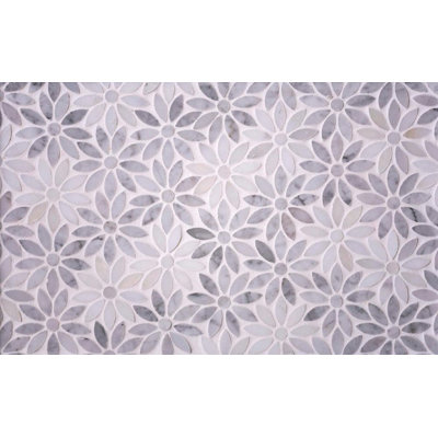 Stone & Tile Shoppe, Inc. Marble Novelty Mosaic Wall & Floor Tile ...