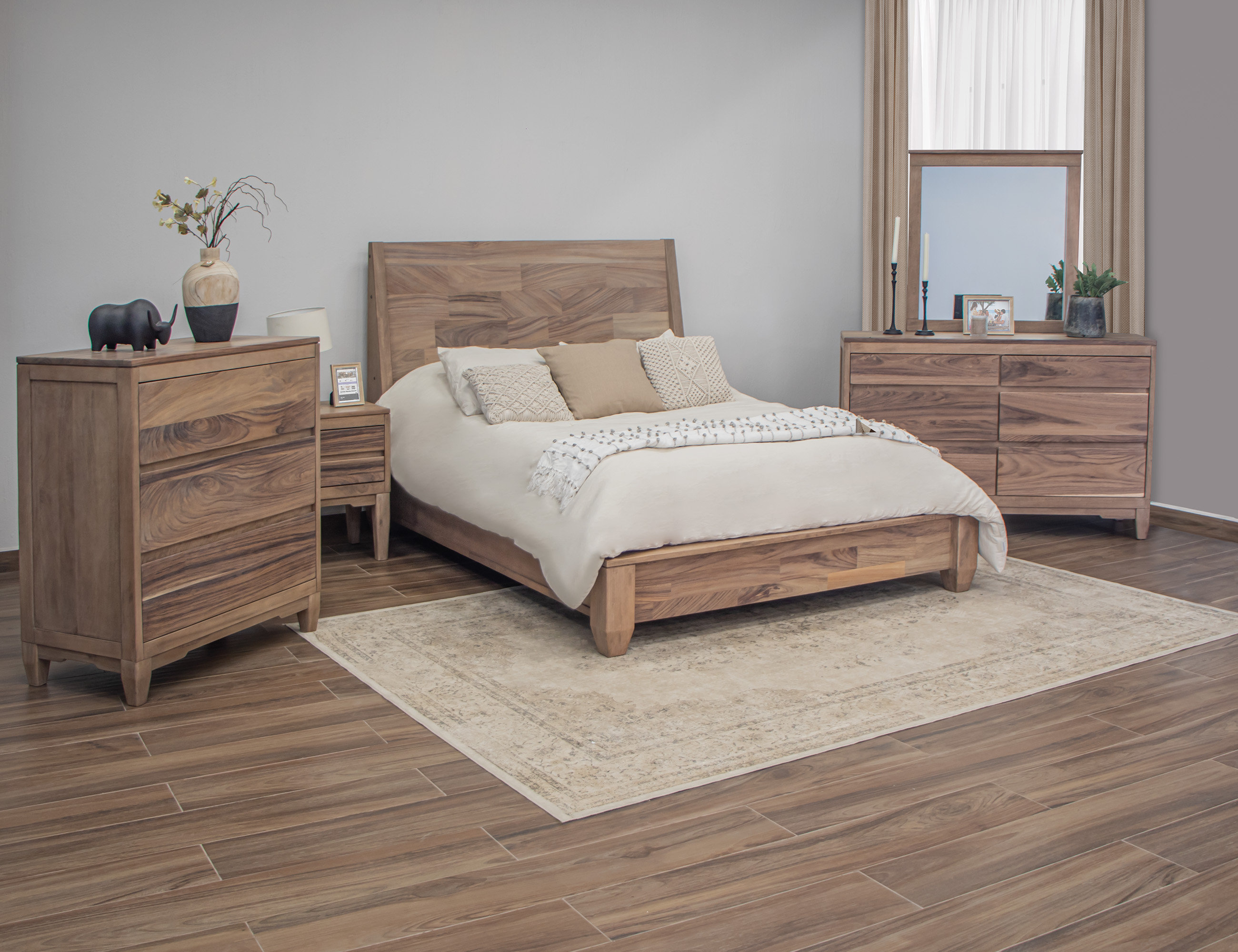 International Furniture Direct Parota Nova Queen Bed | Wayfair