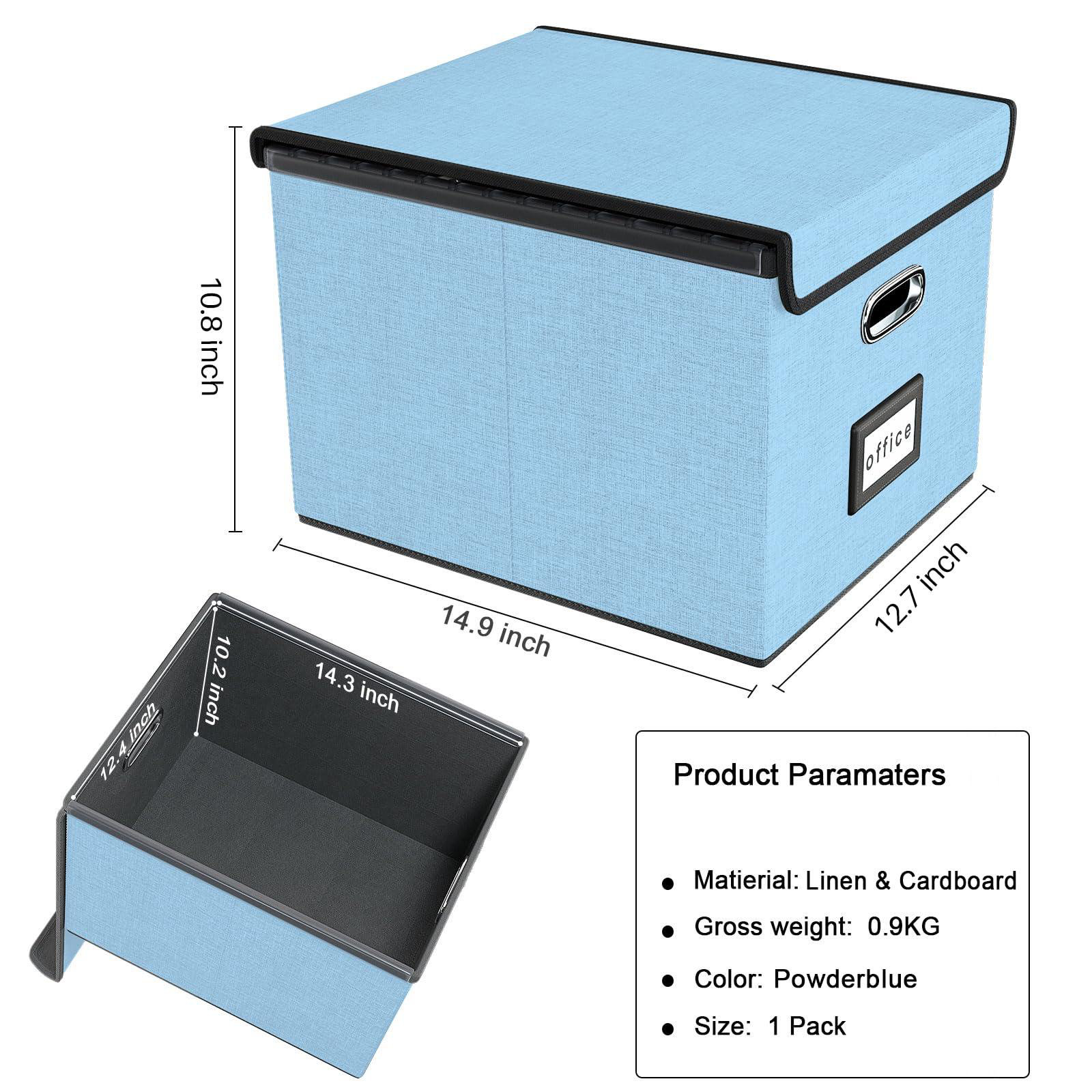 APPENIN WINTER PARK CORP Collapsible File Storage Organizer Box With ...