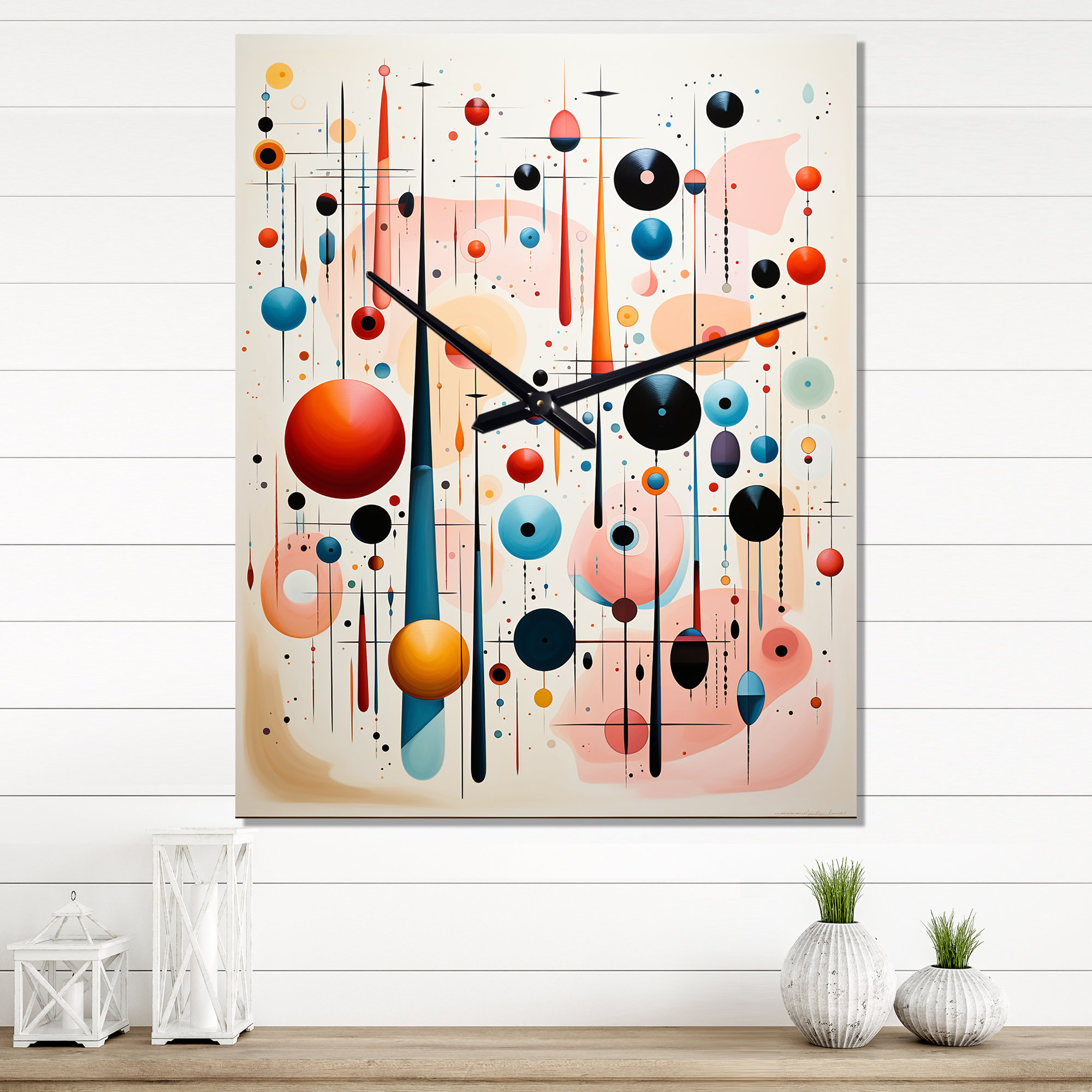 Design Art Crystalline Consciousness Retro Pastel III - Abstract Shapes ...
