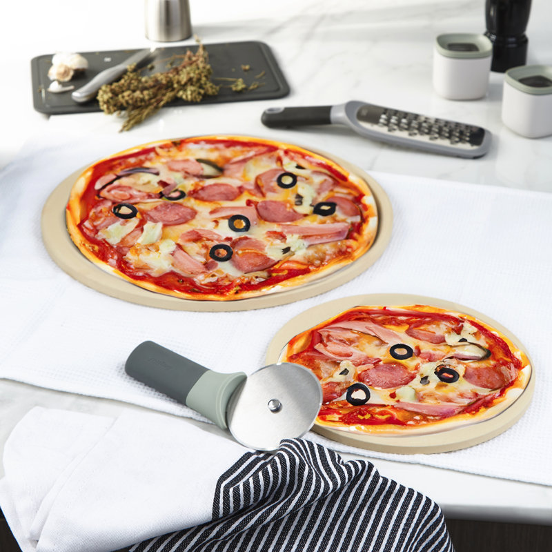 BergHOFF Leo 2pc Pizza Stone Set | Wayfair