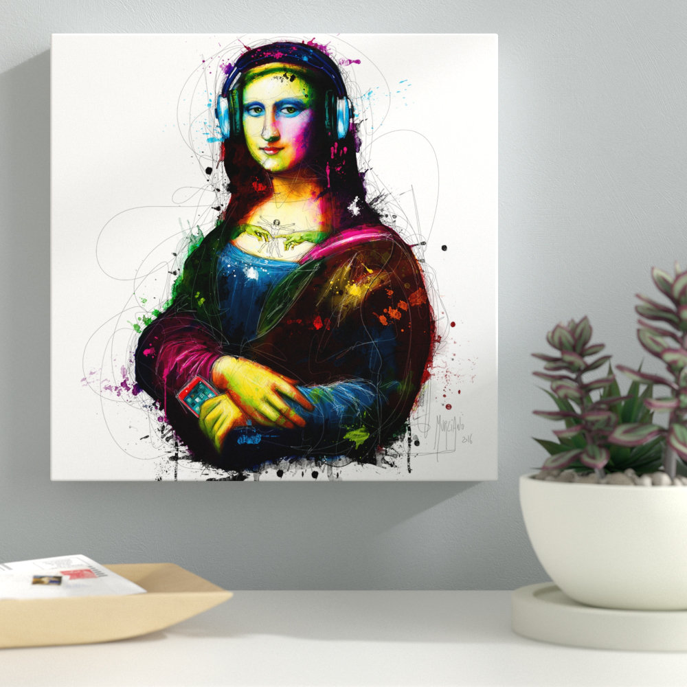 Latitude Run® 'Mona Lisa's Song' Graphic Art Print on Wrapped Canvas ...