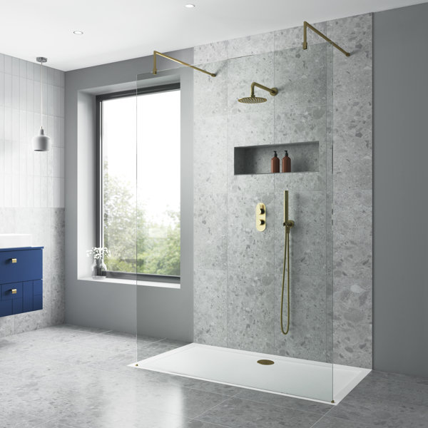 Nuie Slip Resistant Rectangular Walk-In Shower Tray 1600 X 800 ...