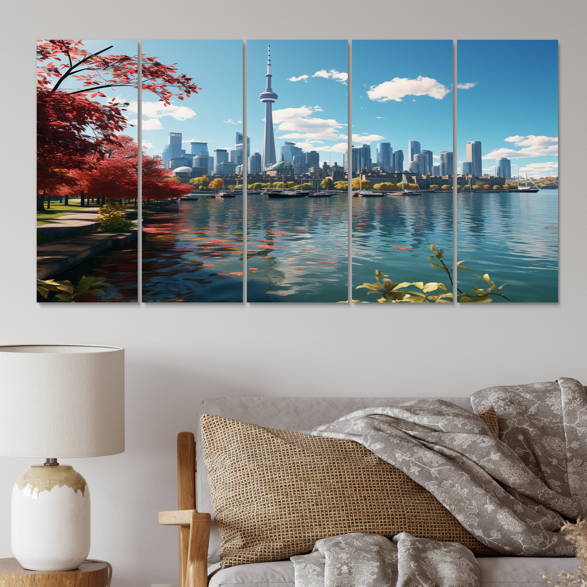 Ebern Designs Toronto Canada During The Day 5 Pieces | Wayfair