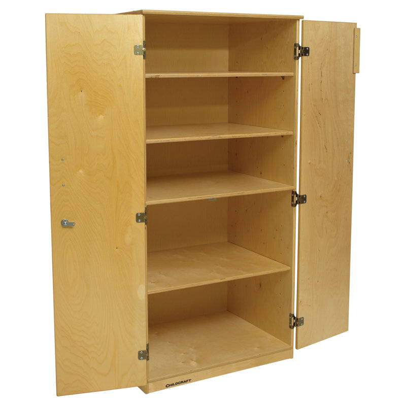 Childcraft 6 Compartment Manufactured Wood Classroom Cabinet | Wayfair
