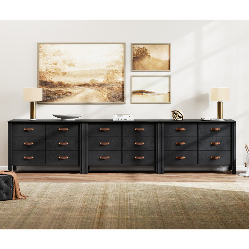 Wade Logan® Chariya 114.5'' W Storage Credenza & Reviews | Wayfair