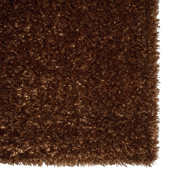 Luxe Weavers Machine Woven Performance Brown Rug | Wayfair