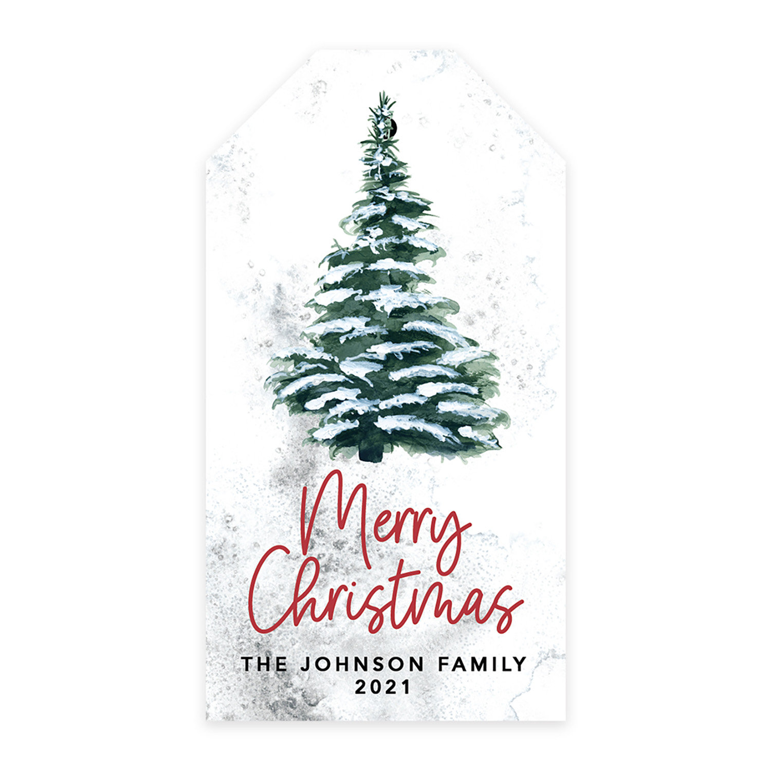 The Holiday Aisle® Custom Self Adhesive Classic Christmas Tree Sticker ...
