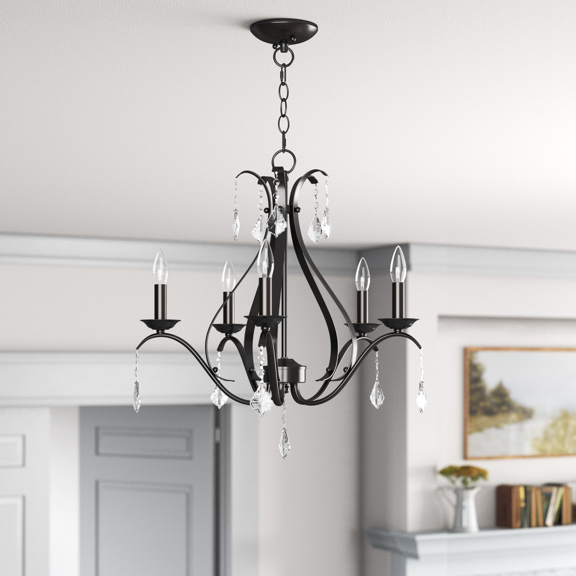 Willa Arlo™ Interiors Maines 5 - Light Candle Style Classic Chandelier ...