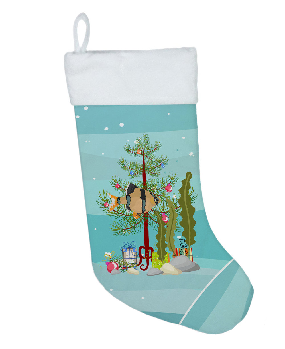 The Holiday Aisle® Tiger Barb Merry Christmas Stocking | Wayfair