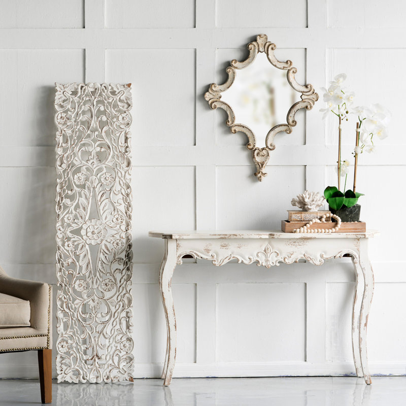 Ophelia & Co. 59.8x15.7x1.4" Floral Vine Panel, Decorative Wall ...