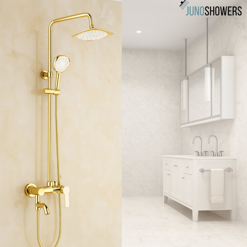 Juno Showers Beauty Classic Look Wall Mounted Dual Handle Bathroom ...