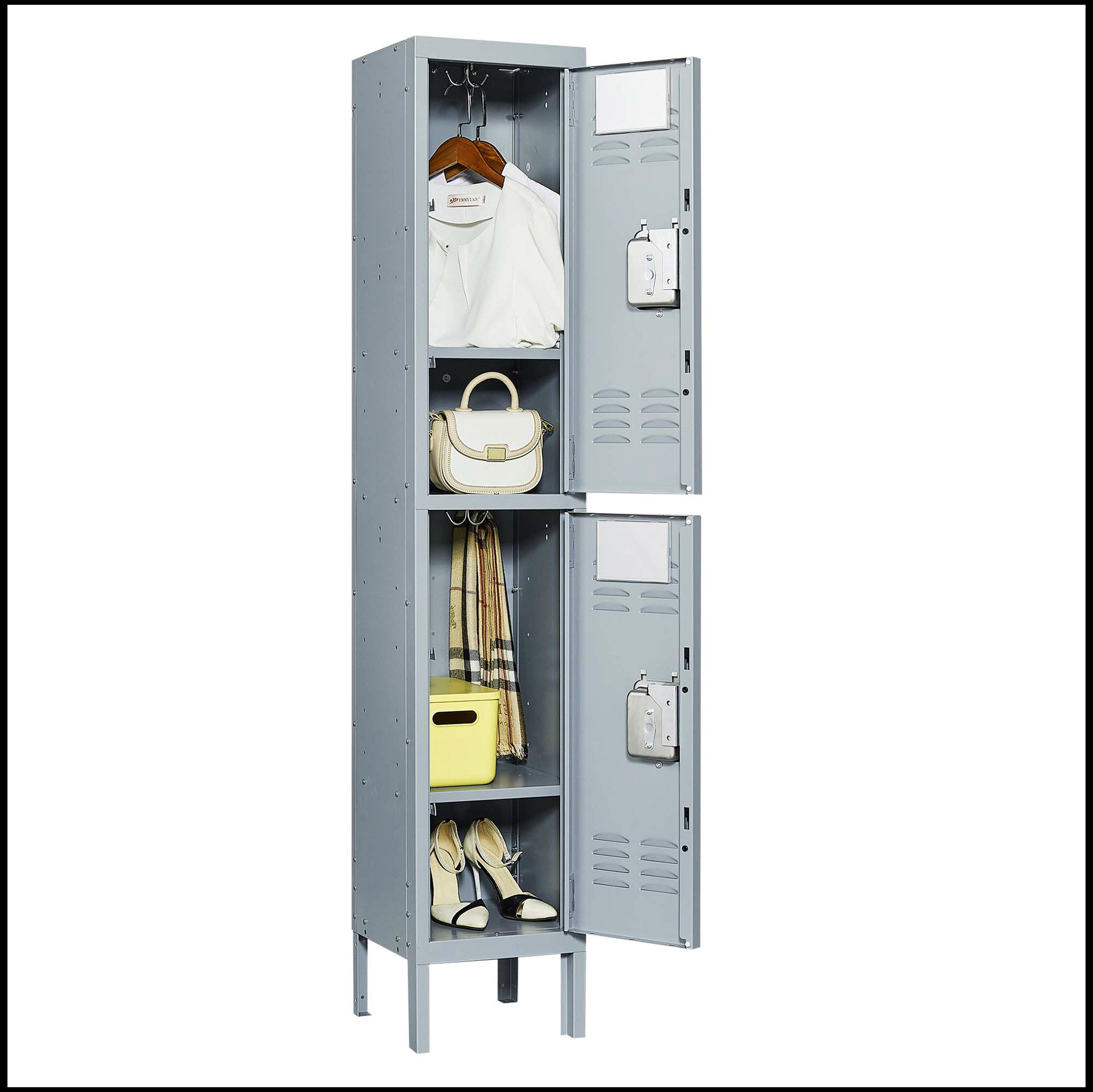 Ebern Designs Vicaire 2 - Tier 12.01" Wide Locker | Wayfair