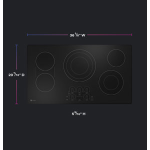 GE Profile™ 36" Electric Cooktop with 5 Elements & Reviews | Perigold