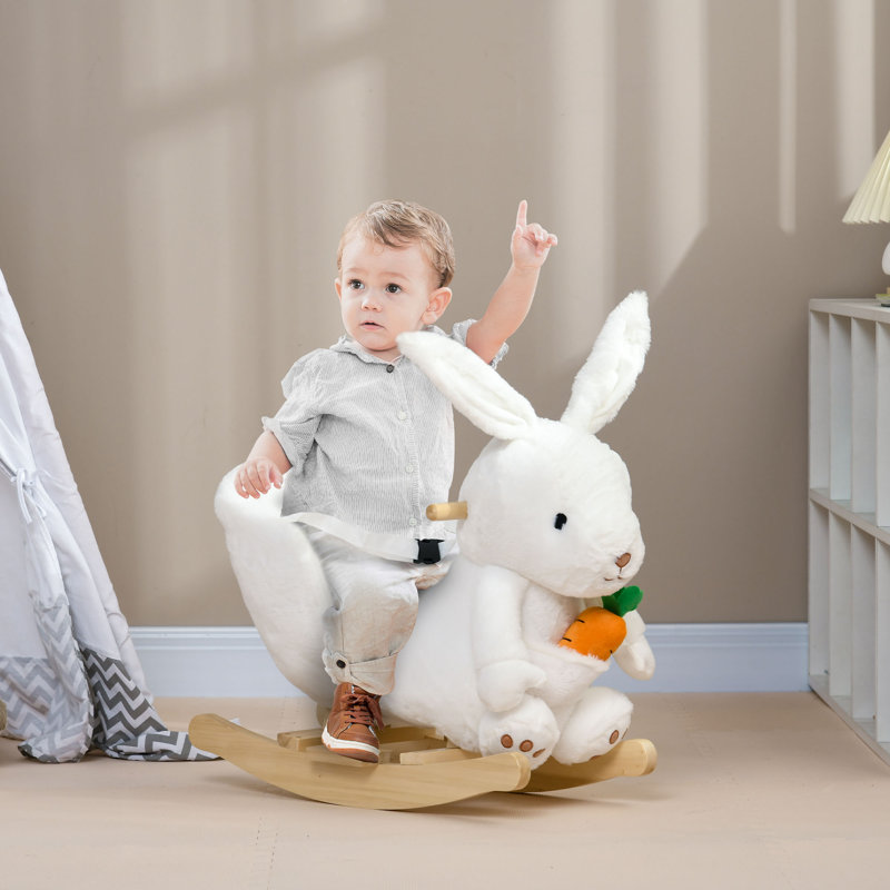 Qaba Bunny Rabbit Rocker | Wayfair
