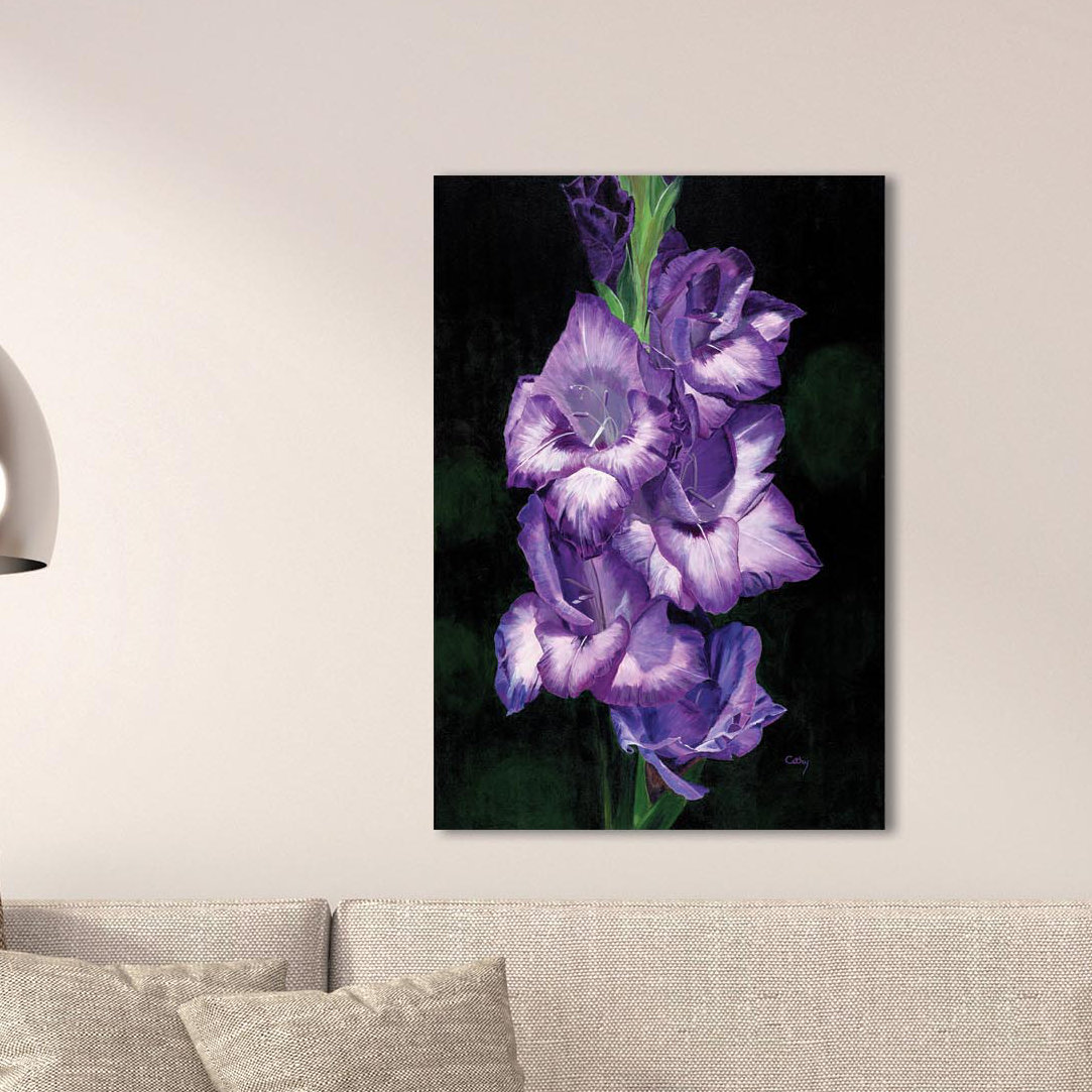Red Barrel Studio® " Deep Purple Glads " | Wayfair