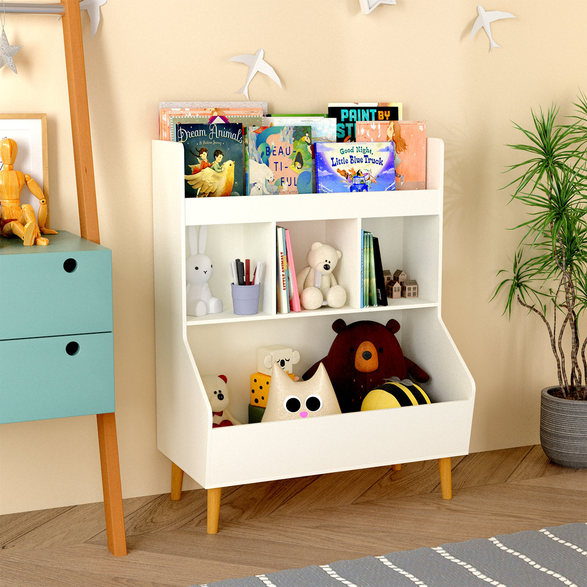 Isabelle & Max™ Kids Bookshelf And Toy Storage Organizer ...