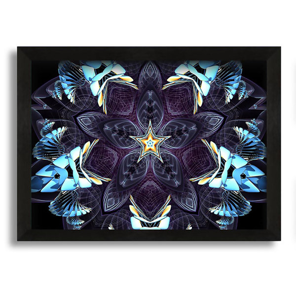 Happy Larry Sacred Geometry - Picture Frame Graphic Art on Canvas ...