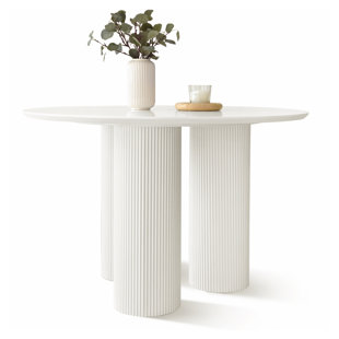 White Round Dining Tables You'll Love | Wayfair