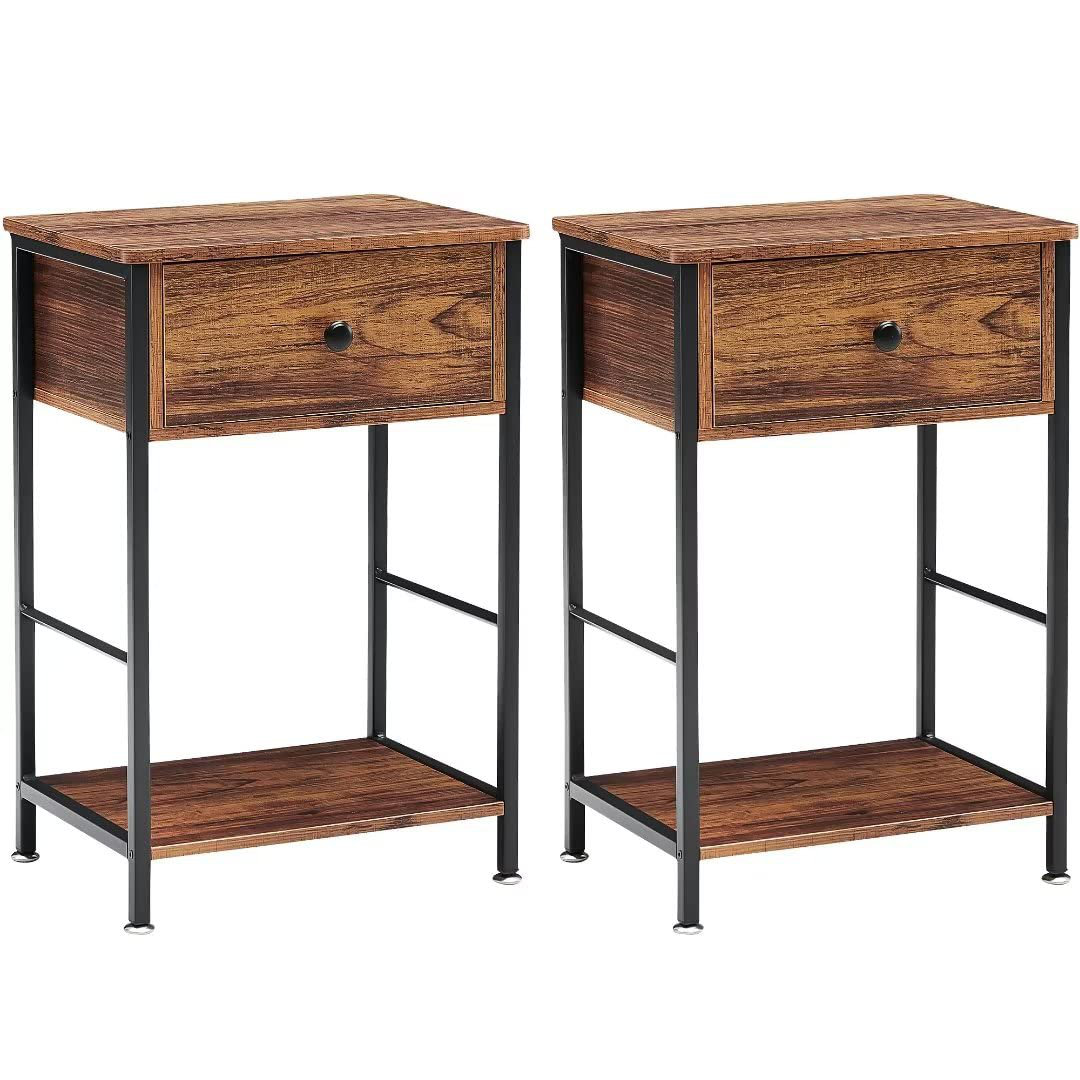 17 Stories Bossier 1 - Drawer Iron Nightstand & Reviews | Wayfair