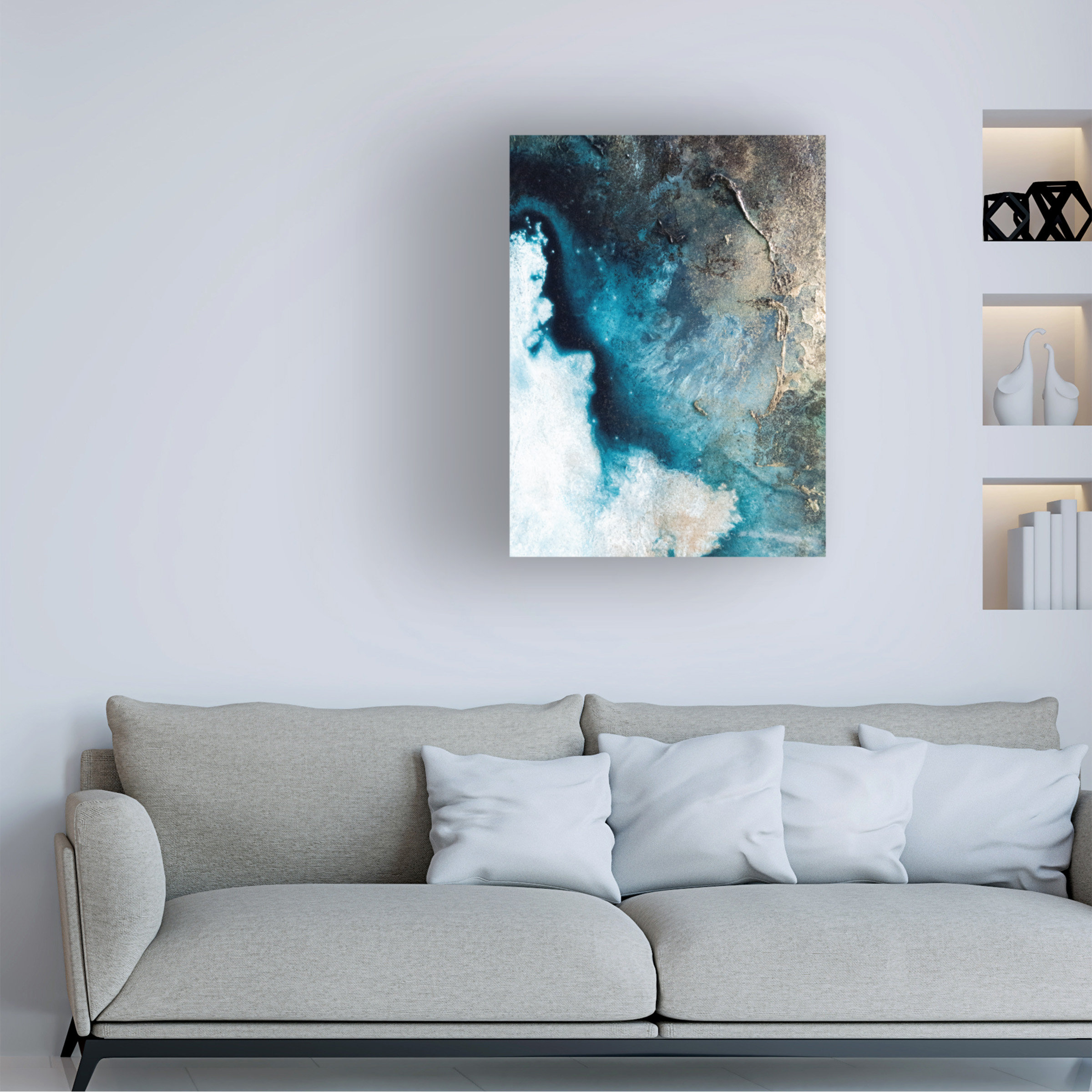 Winston Porter Landscape Petra Meikle De Vlas The Edge Canvas Art | Wayfair