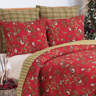 C&F Home Chickadee Red Cotton Reversible Quilt Set & Reviews | Wayfair