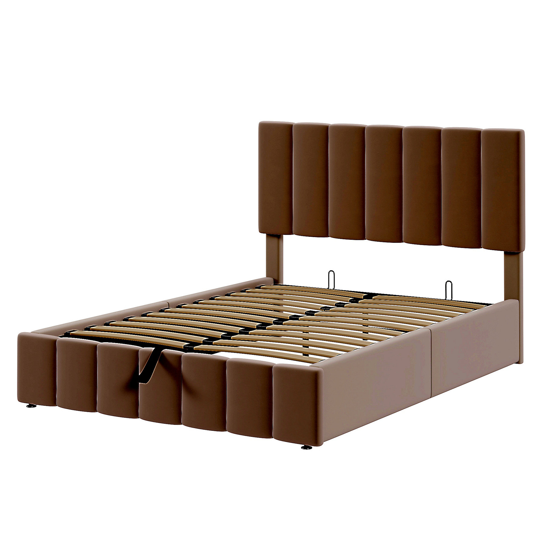 Latitude Run® Luxurious Platform Bed With Advanced Hydraulic Storage ...
