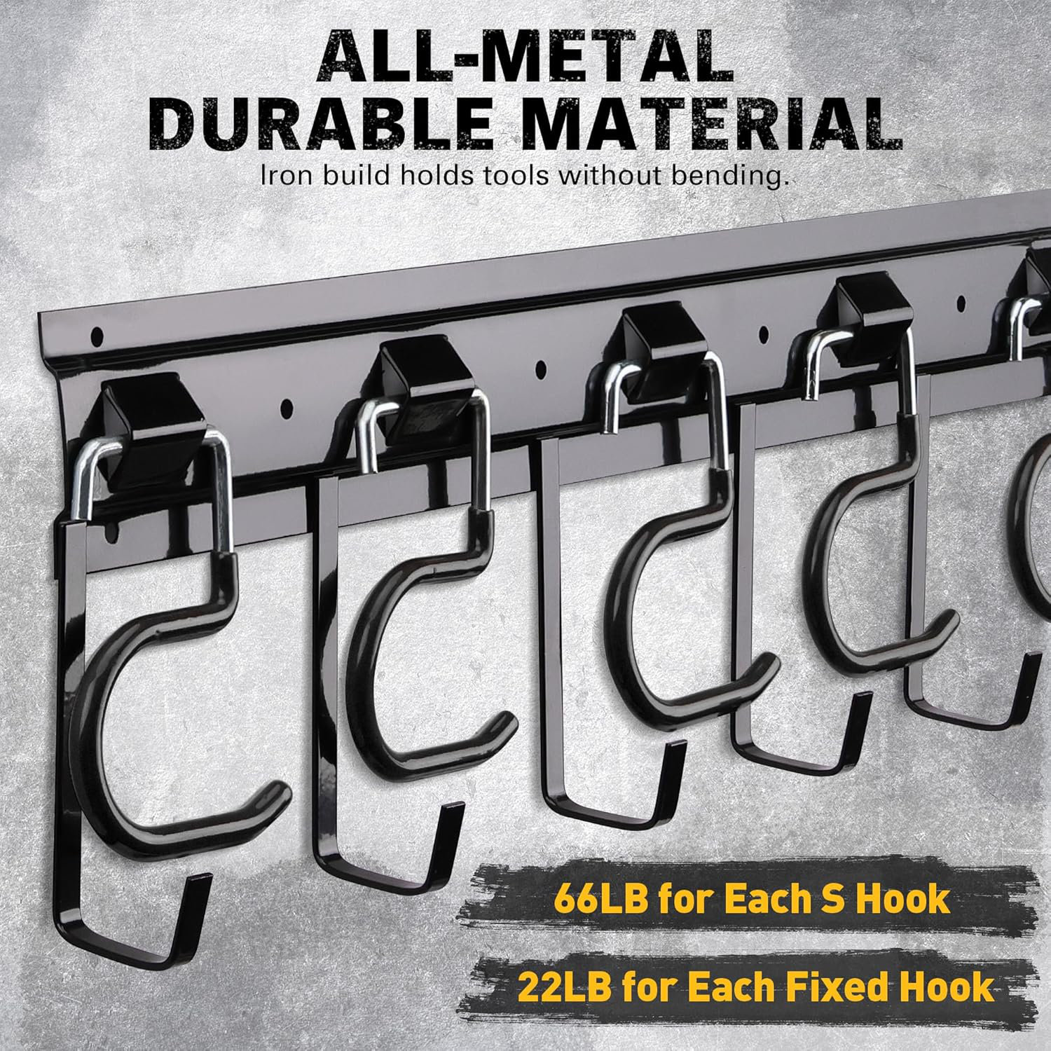 WFX Utility™ 68'' All Metal Adjustable Garden Tool Organizer: Garage ...