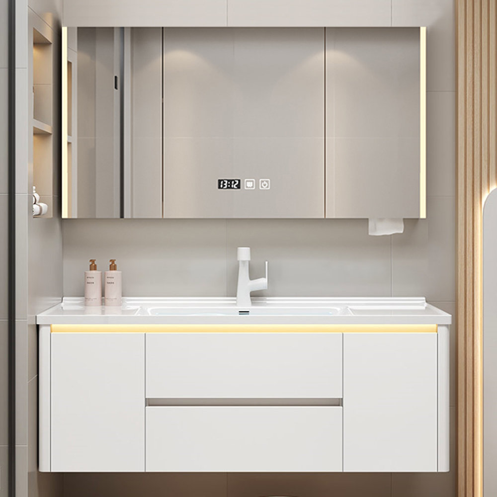 Backop Nordic style simple bathroom cabinet | Wayfair