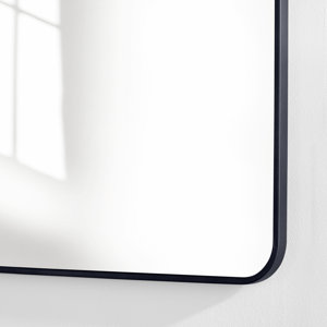 Sabine Metal Rounded Rectangle Wall Mirror & Reviews | Joss & Main