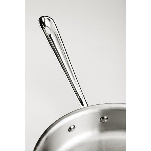 All-Clad D3® Stainless Steel Frying Pan with Lid & Reviews | Wayfair