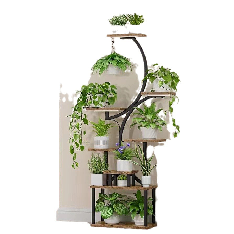 17 Stories 8 Tiered Indoor Plant Shelf | Wayfair