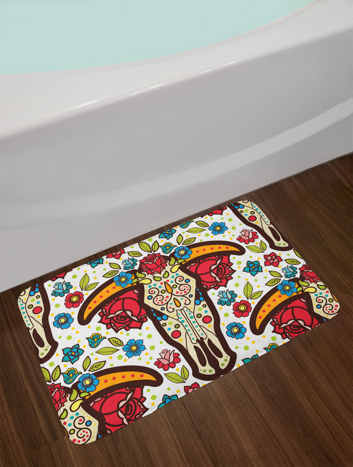 East Urban Home Ethnic Bath Rug | Wayfair