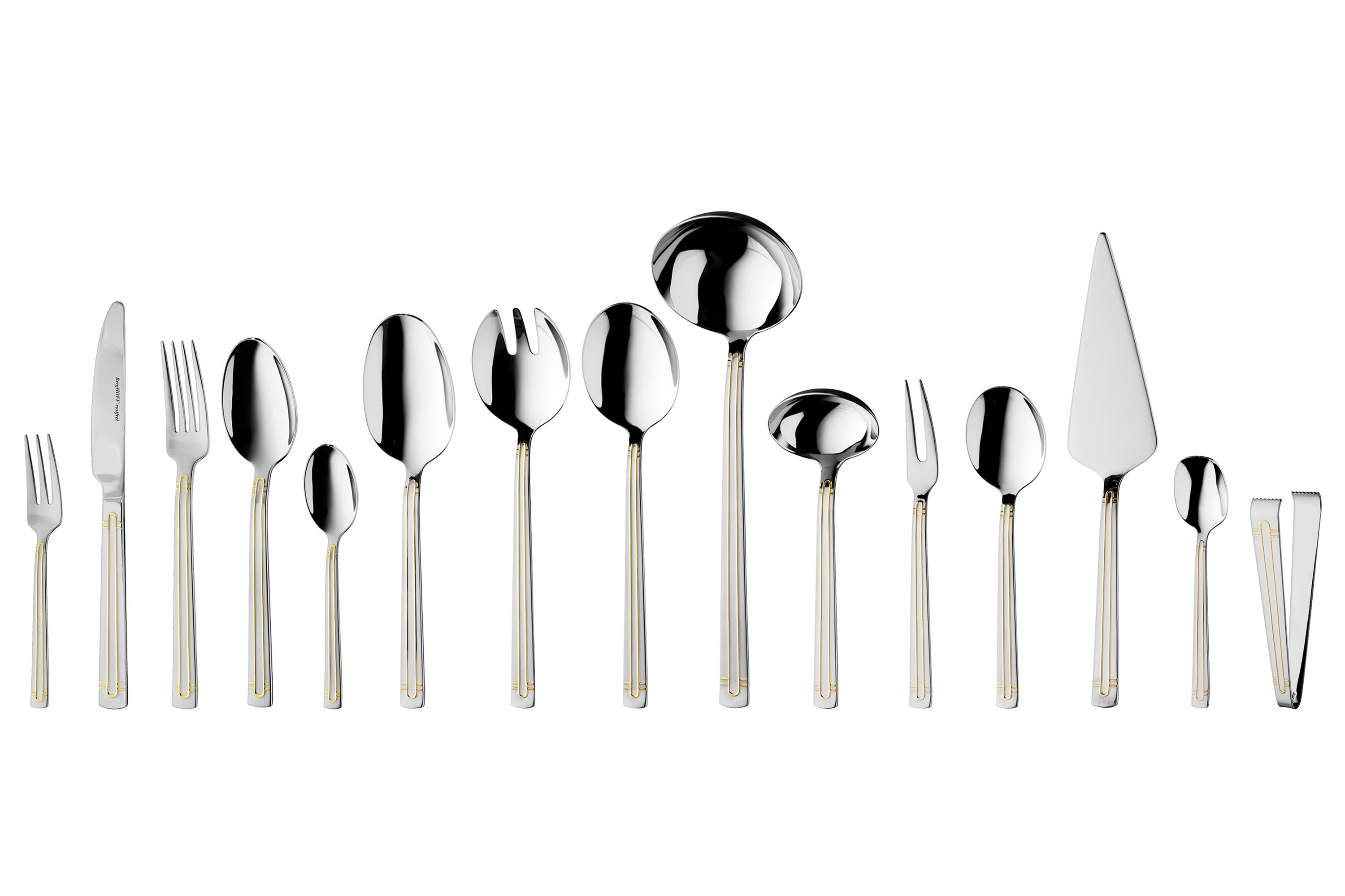 BergHOFF Essentials Heritage 72 Piece 18/10 Stainless Steel Flatware ...