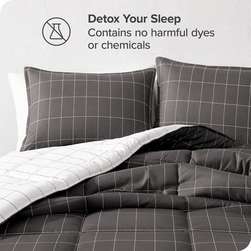 Bare Home Grid Bed-In-A-Bag | Wayfair