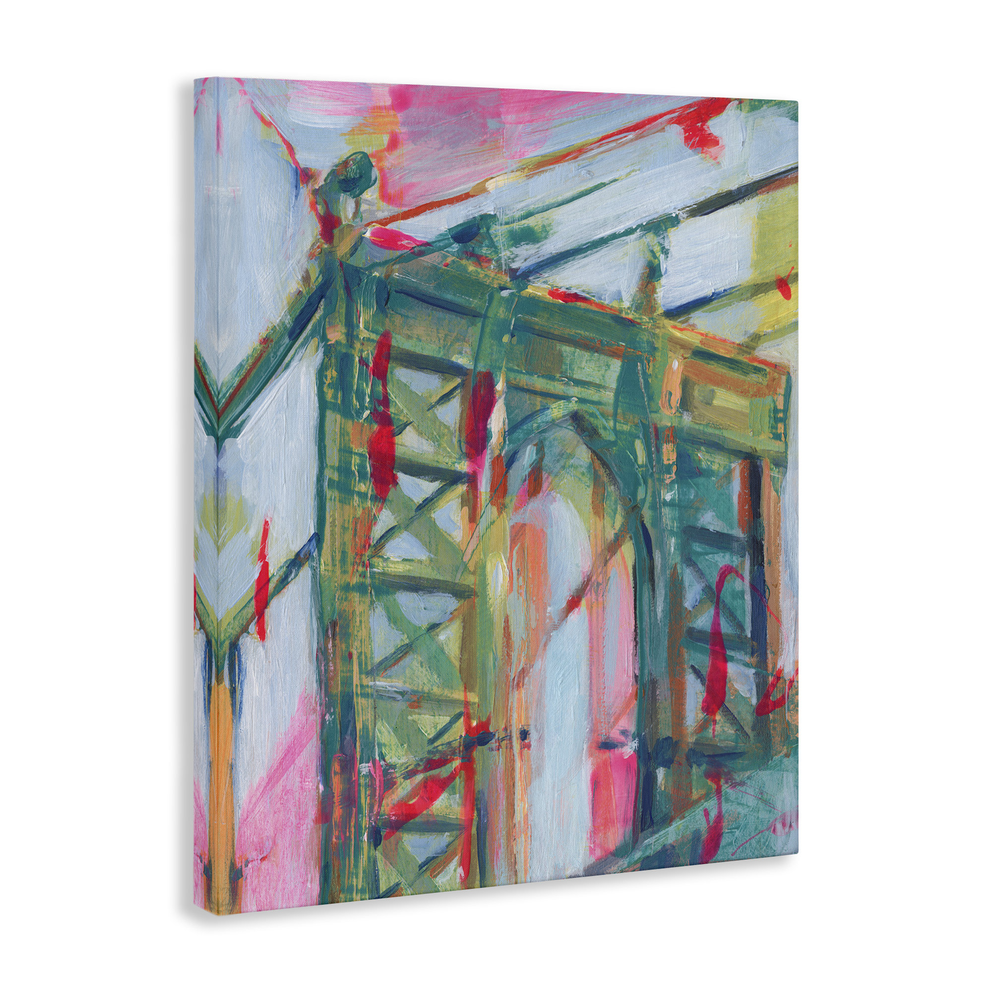 Wrought Studio™ Bridge Arch Abstraction Canvas Wall Art by Ethan Harper ...