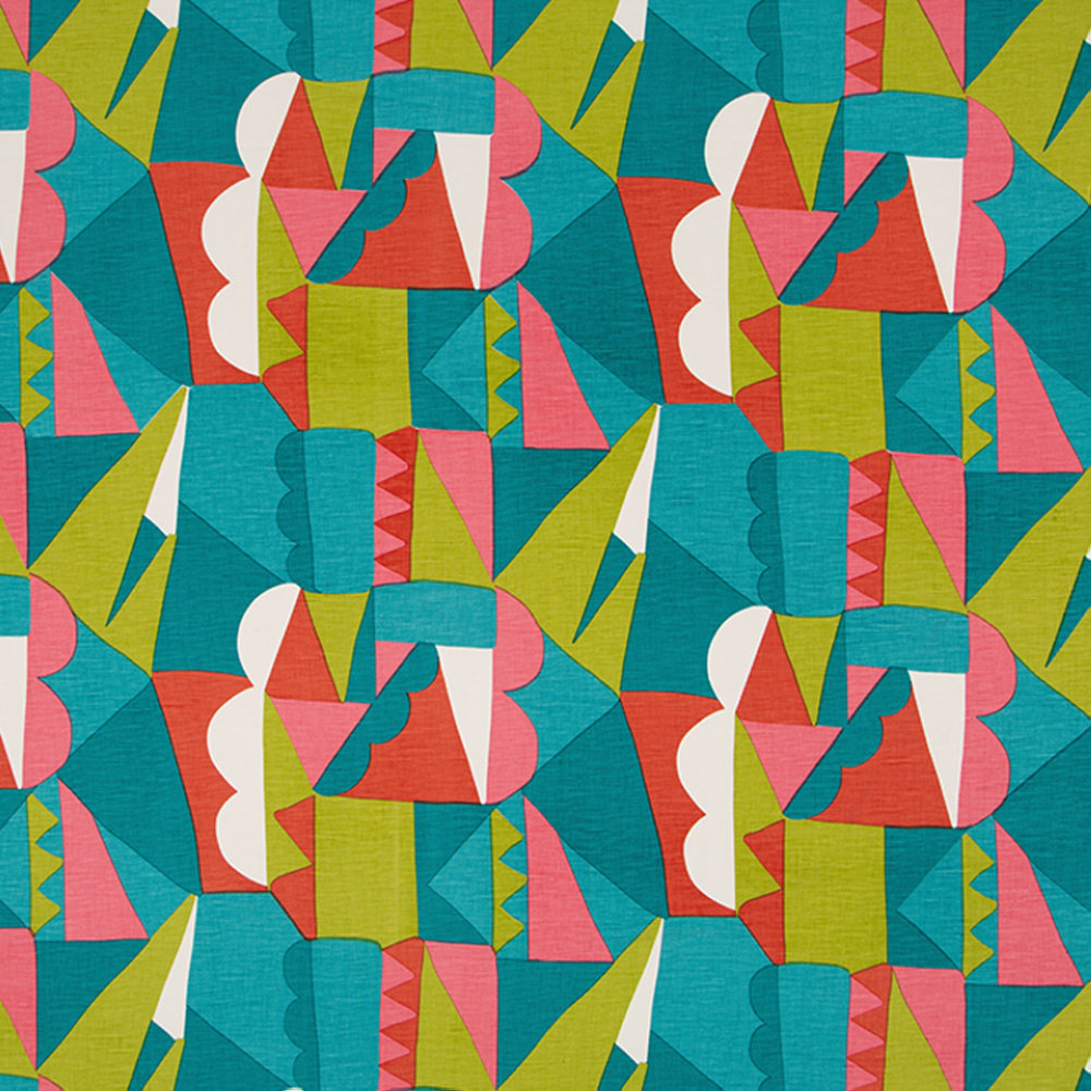 Robert Allen Festival Color Junkanoo Cotton Blend Fabric | Wayfair