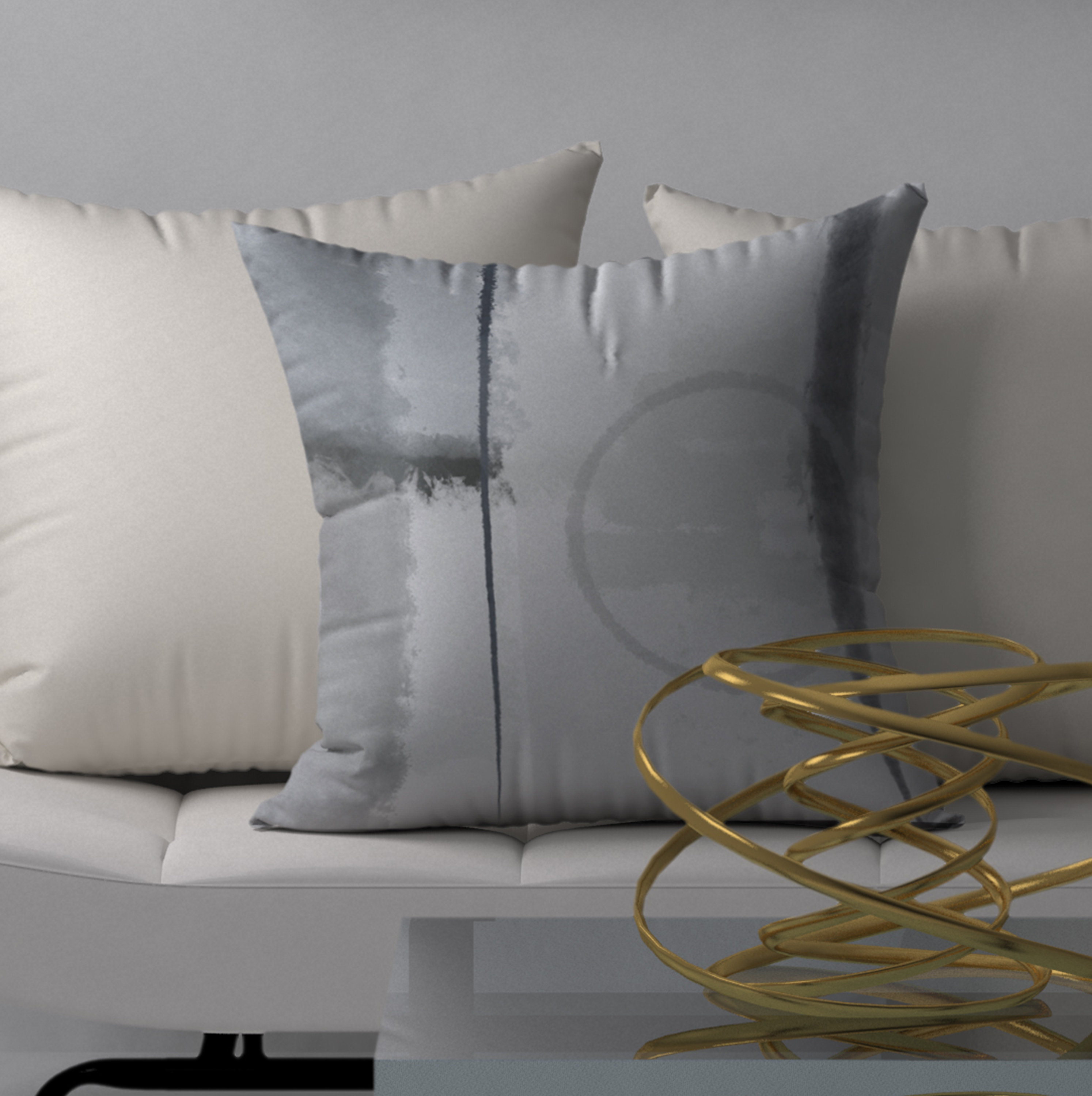 LeRoi Products Charming Strong Decorative Square Pillow Cover & Insert ...