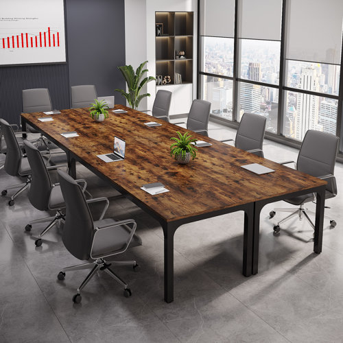 Inbox Zero Tellaro 13FT Conference Table, Meeting Tables with ...
