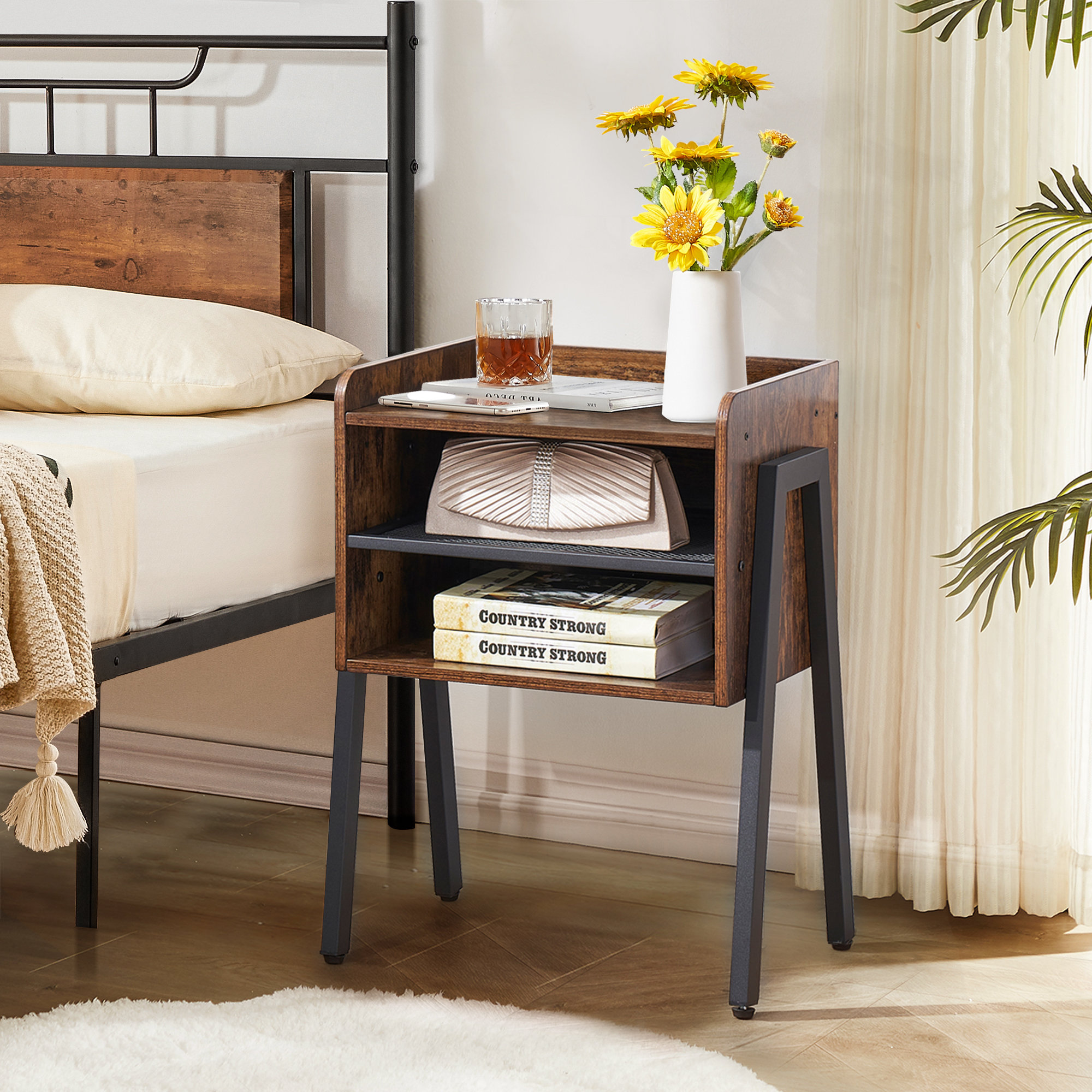 Trent Austin Design® Kempst Iron Stackable Nightstand & Reviews ...