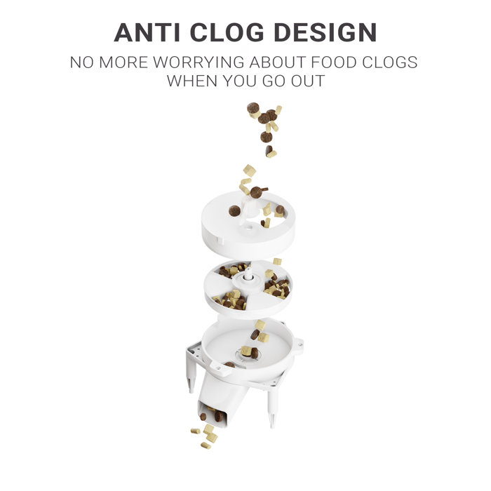 INSTACHEW Purechew Mini Smart Automatic Pet Feeder, App Enabled, Cat ...