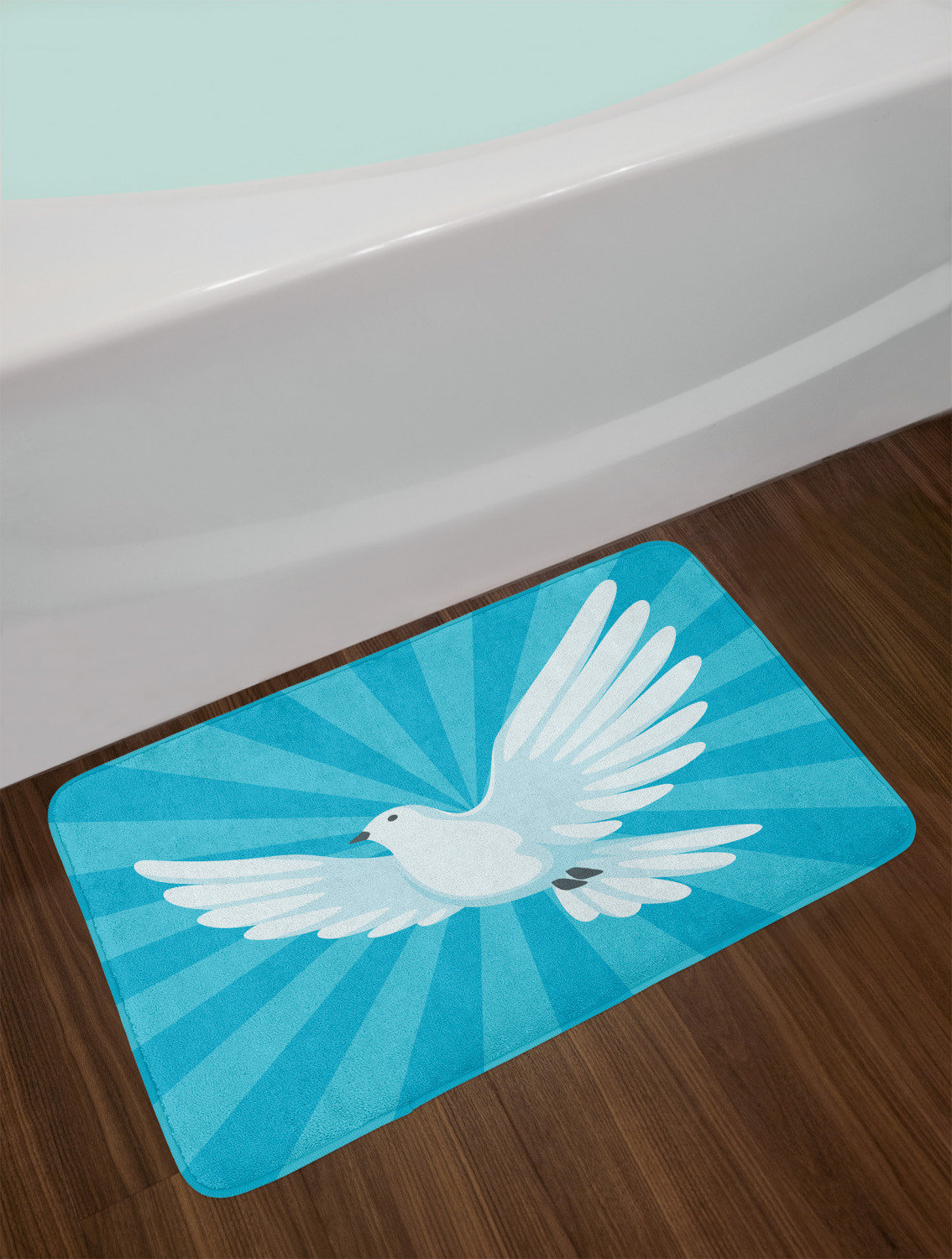 East Urban Home Flying Pigeon Symbolizing Love and Peace Burst Effect ...