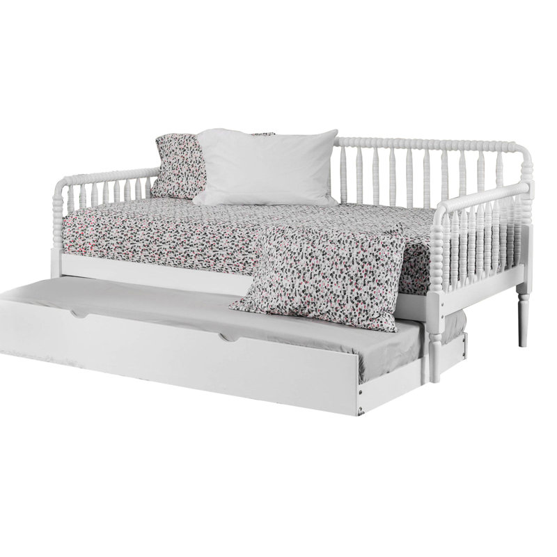 Harriet Bee Abbing Wooden Twin Bed with Trundle | Wayfair